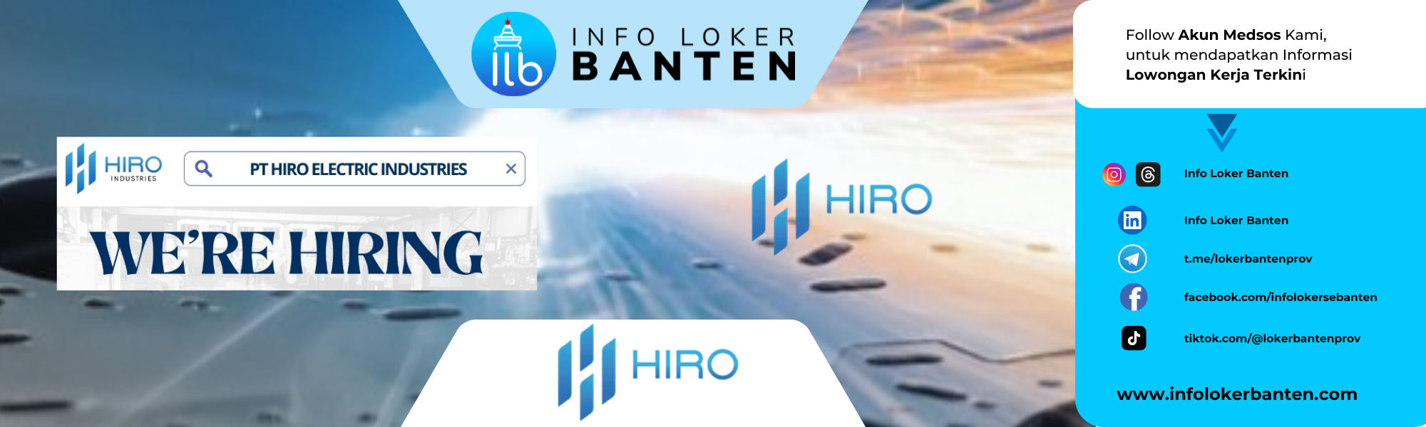 Lowongan Kerja PPIC Officer PT Hiro Electric Industries Serang